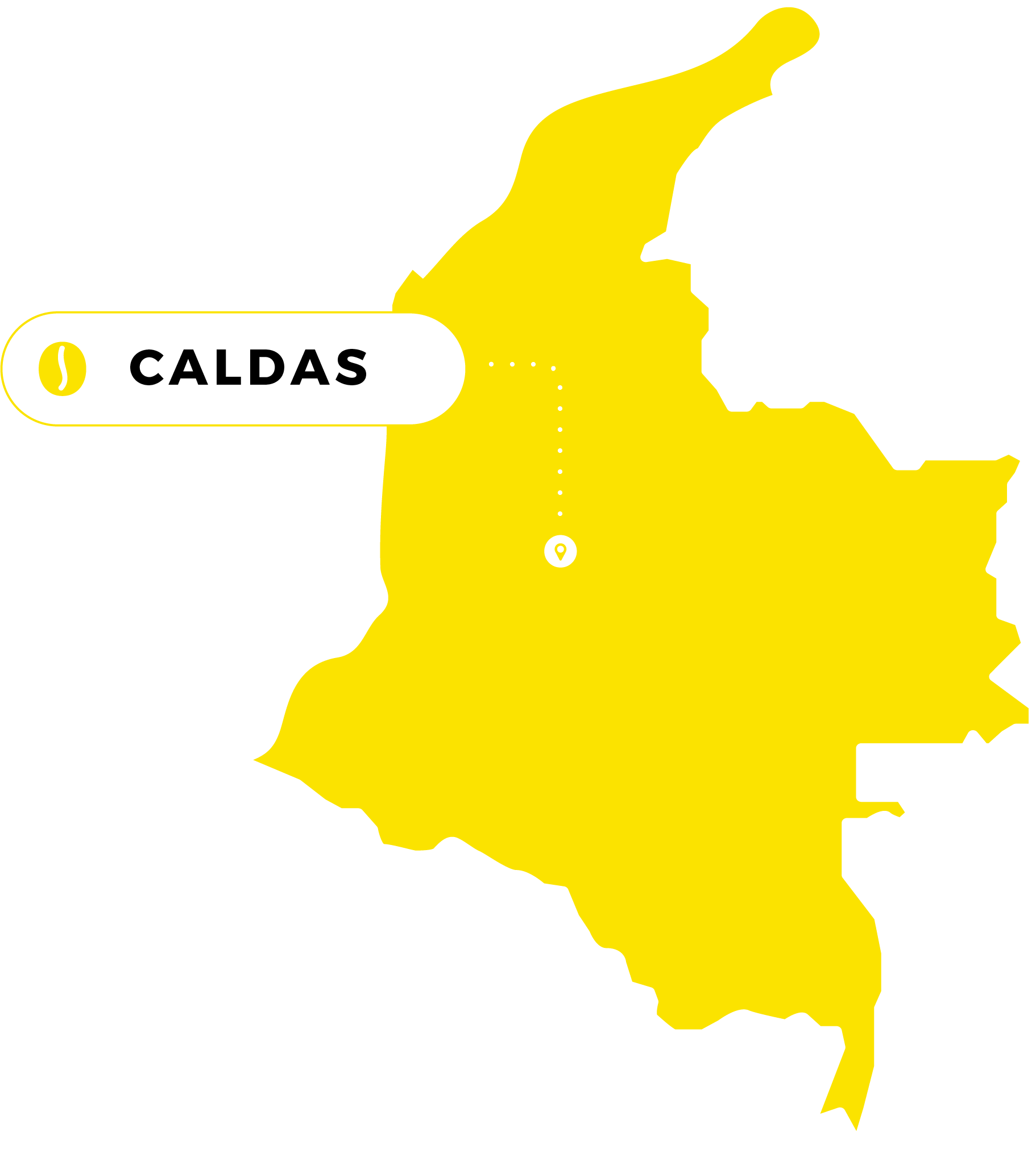 Colombia Caldas State - Arabicol - THE BEST ARABICA COFFEE